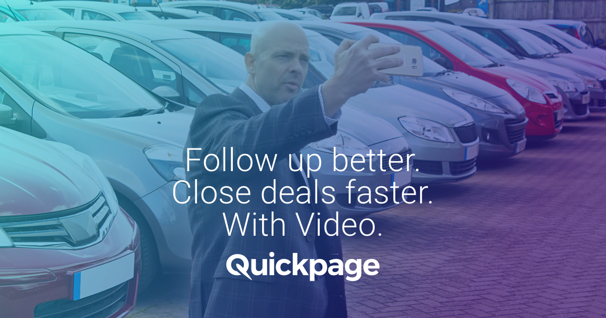 The Video Follow Up App for Sales Professionals | Quickpage