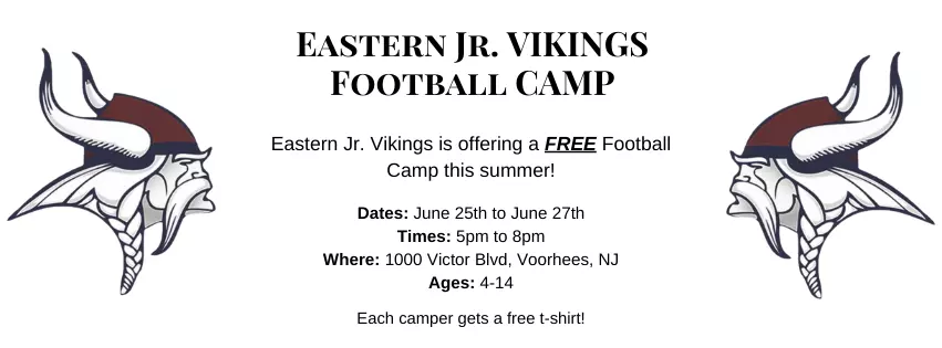 Eastern Jr. Vikings Youth Football And Cheer - Voorhees, NJ
