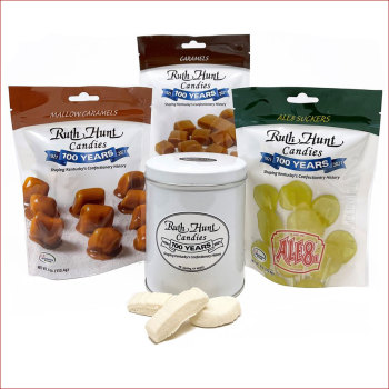 Pulled Cream Candy Varieties: Ruth Hunt Candy