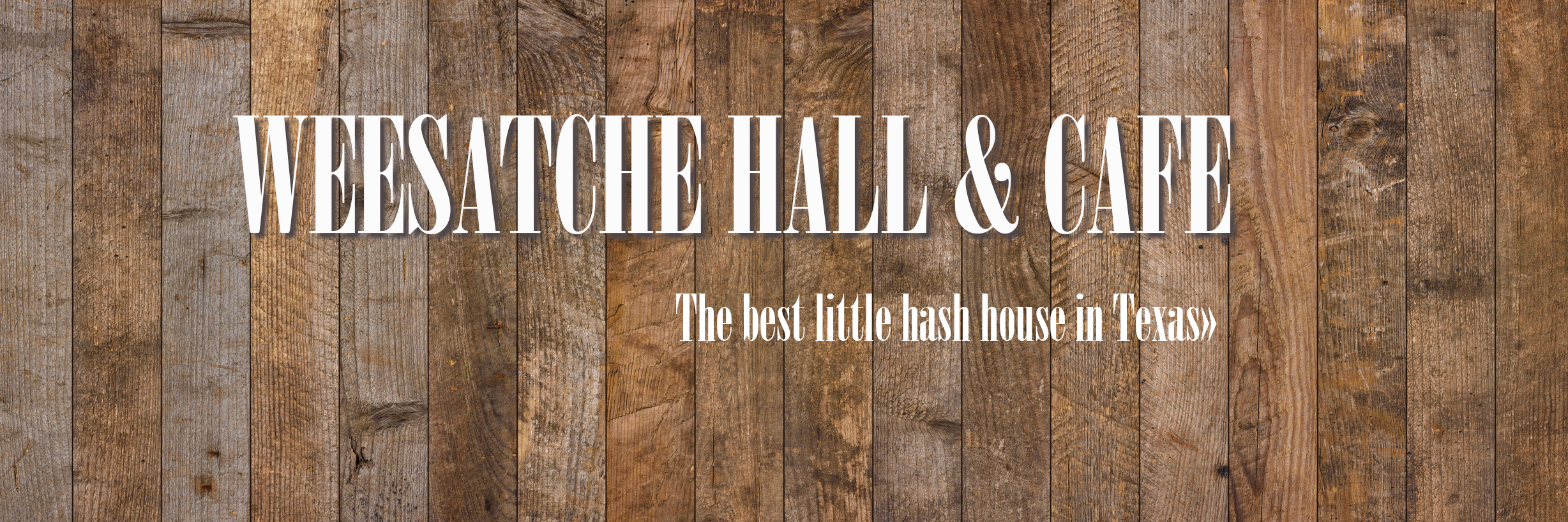 Welcome to the Weesatche Cafe