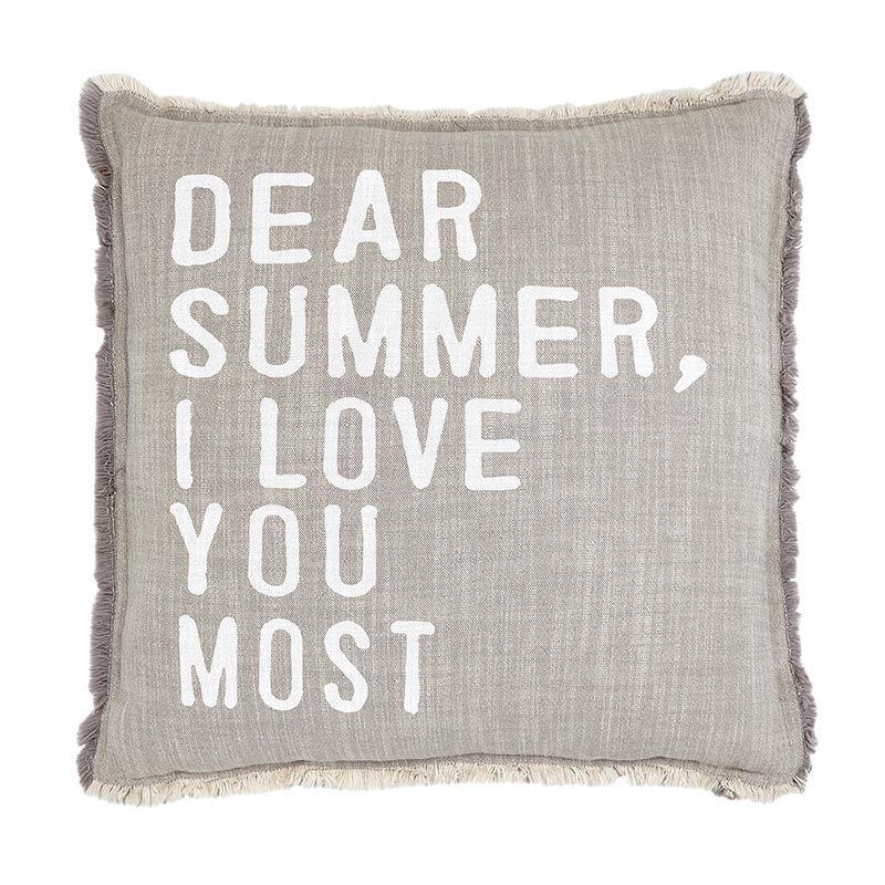Face to Face Euro Pillow - Dear Summer I love You Most, Face to Face ...
