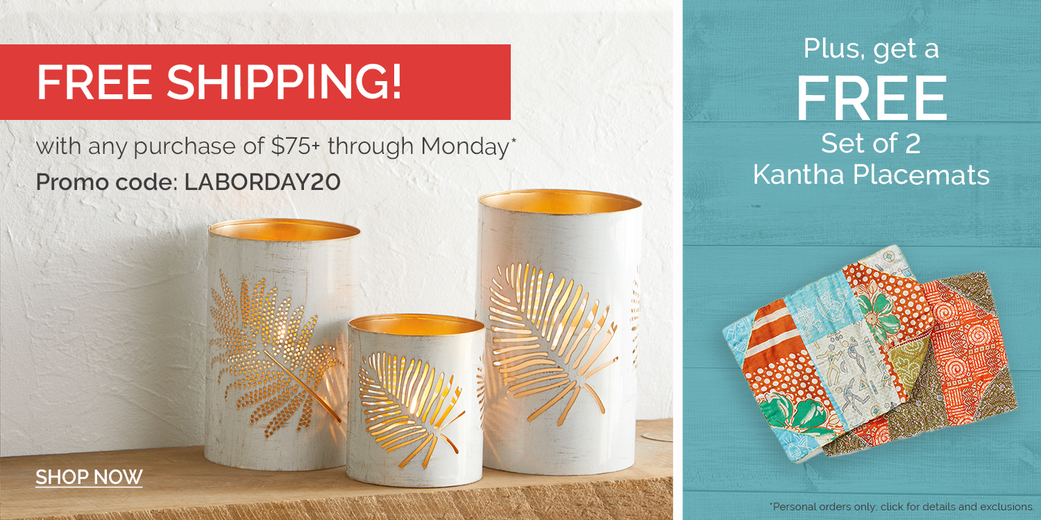 Fair Trade Home Decor, Jewelry, Baskets, Gifts, Food: Shop Serrv