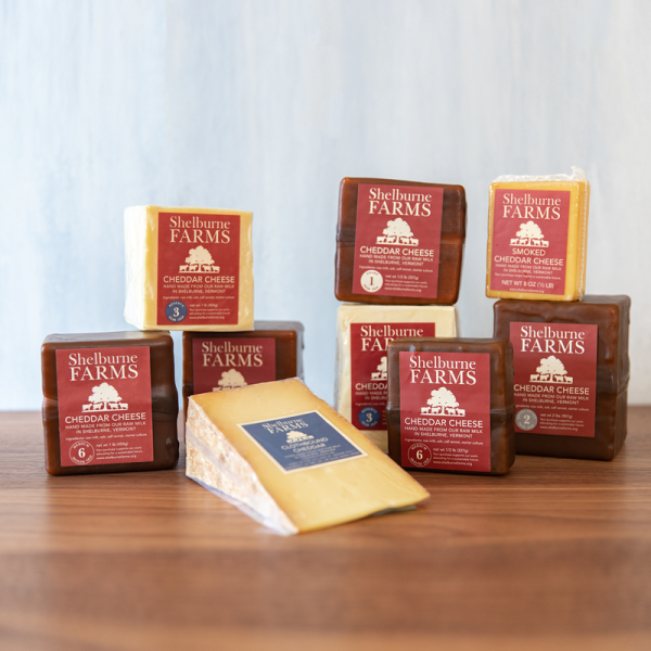 Raw Milk Vermont Cheddar Cheese | Brown Swiss | Shelburne Farms | Farmstead