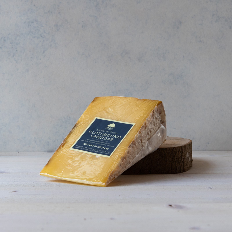 Raw Milk Vermont Clothbound Cave Aged Cheddar Cheese | Shelburne Farms ...