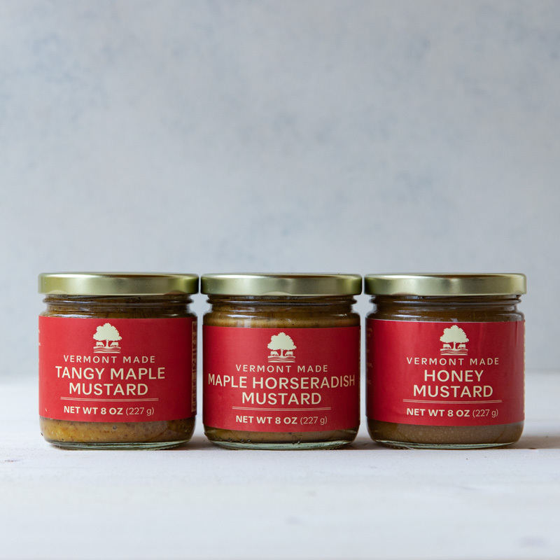 Flavored Mustard Set | Honey, Maple Horseradish & Tangy Maple