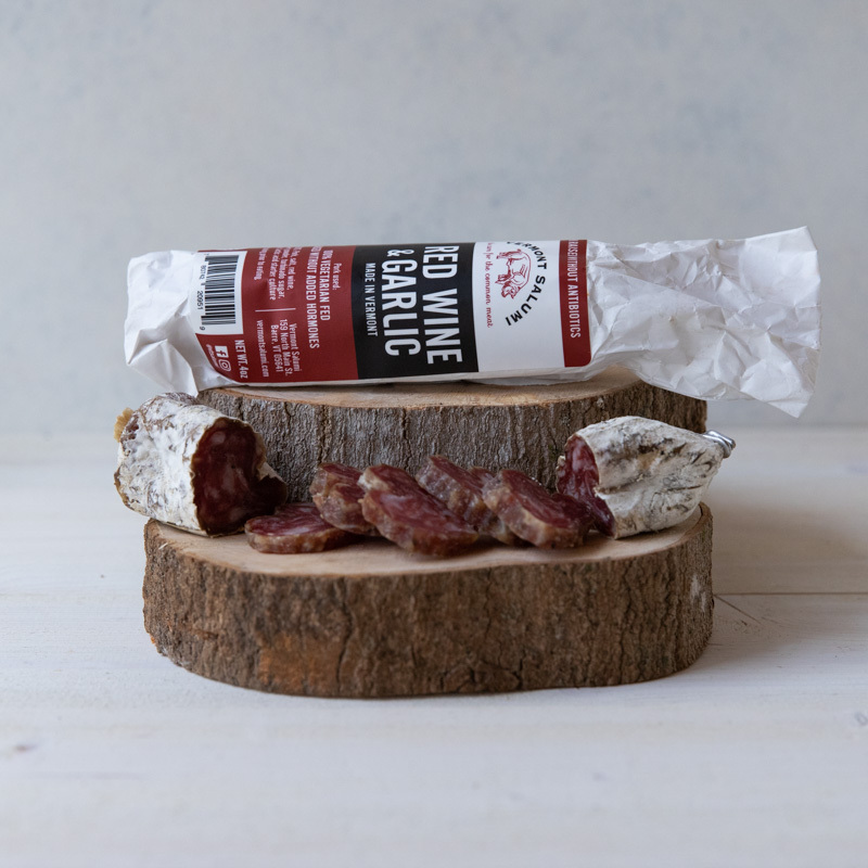 Buy Red Wine and Garlic Salami | Gourmet Wine Infused Salami