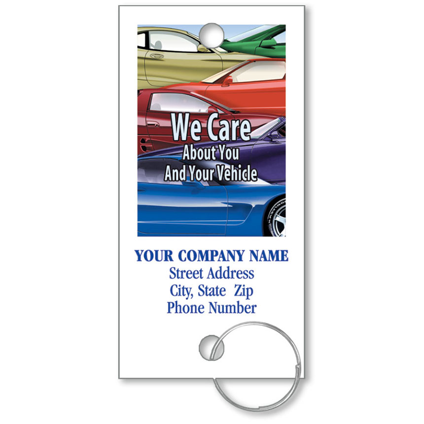 Personalized Full-Color Key Tags - Colorful Cars | Personalized ...