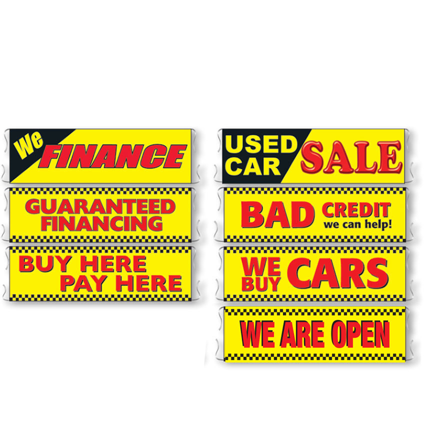 Stand-Out Car Lot Banners - 3' x 10' | Auto Dealer Advertising