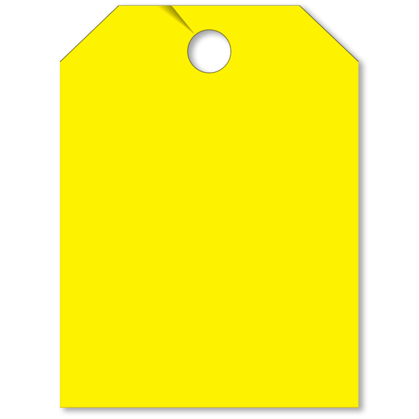 Blank Mirror Hang Tags Yellow Rear View Mirror Hang Tags Auto