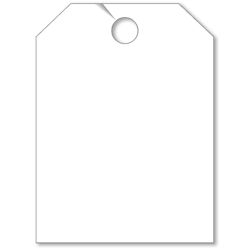 Blank Mirror Hang Tags White Rear View Mirror Hang Tags Auto 