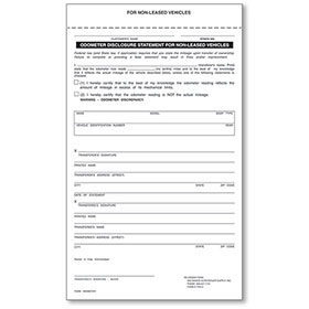 Odometer Statements | Odometer Forms