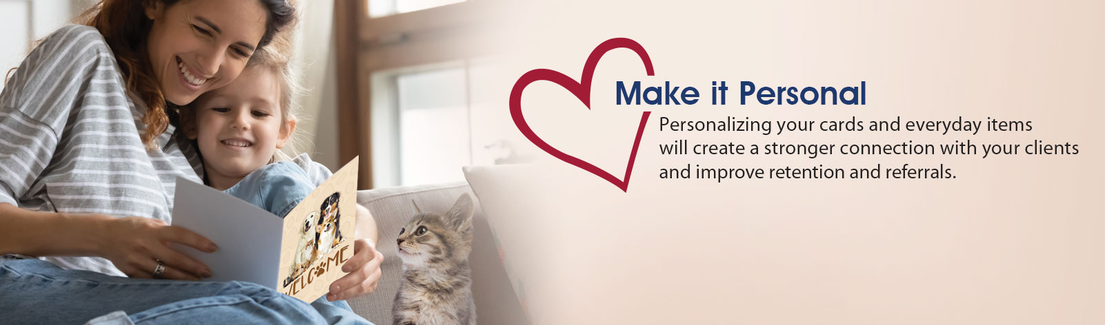 Personalized Bulk Greeting Cards for Veterinary Clinics | Sole Source