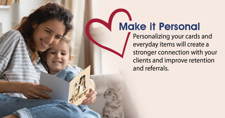 Personalized Bulk Greeting Cards for Veterinary Clinics | Sole Source