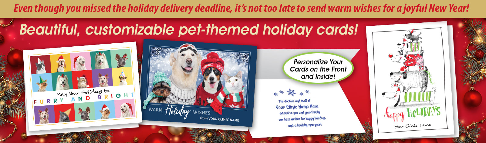 Personalized Bulk Greeting Cards for Veterinary Clinics | Sole Source