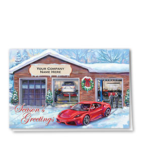 Auto Body Shop Christmas Greeting Cards - Sole Source