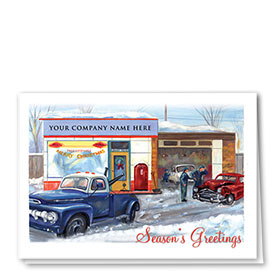 Auto Repair Shop Christmas Greeting Cards - Sole Source