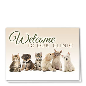 Veterinary Welcome Cards & Pet Welcome Cards for Animal Clinics - Sole ...