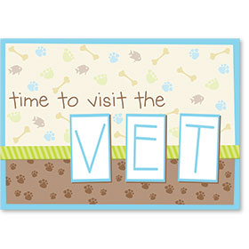 Veterinary Reminder Cards (Pet Reminders) - Sole Source