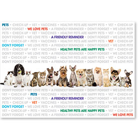 Veterinary Reminder Cards (Pet Reminders) - Sole Source