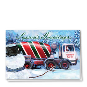 Construction Equipment Christmas Cards & Greeting Cards | Christmas ...