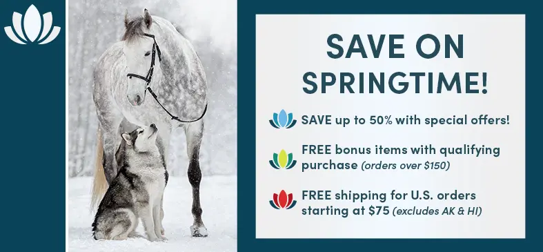Springtime Supplements | Natural Supplements for Dogs, Horses, & People