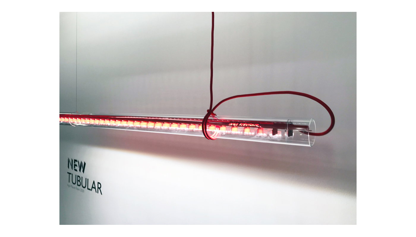 Tubular Balance Suspension Light by Ingo Maurer - Switch Modern