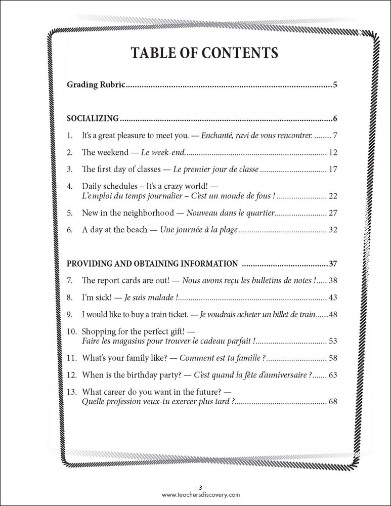 Parlons: 25 Guided Dialogues in French Dialogues Book, French: Teacher ...