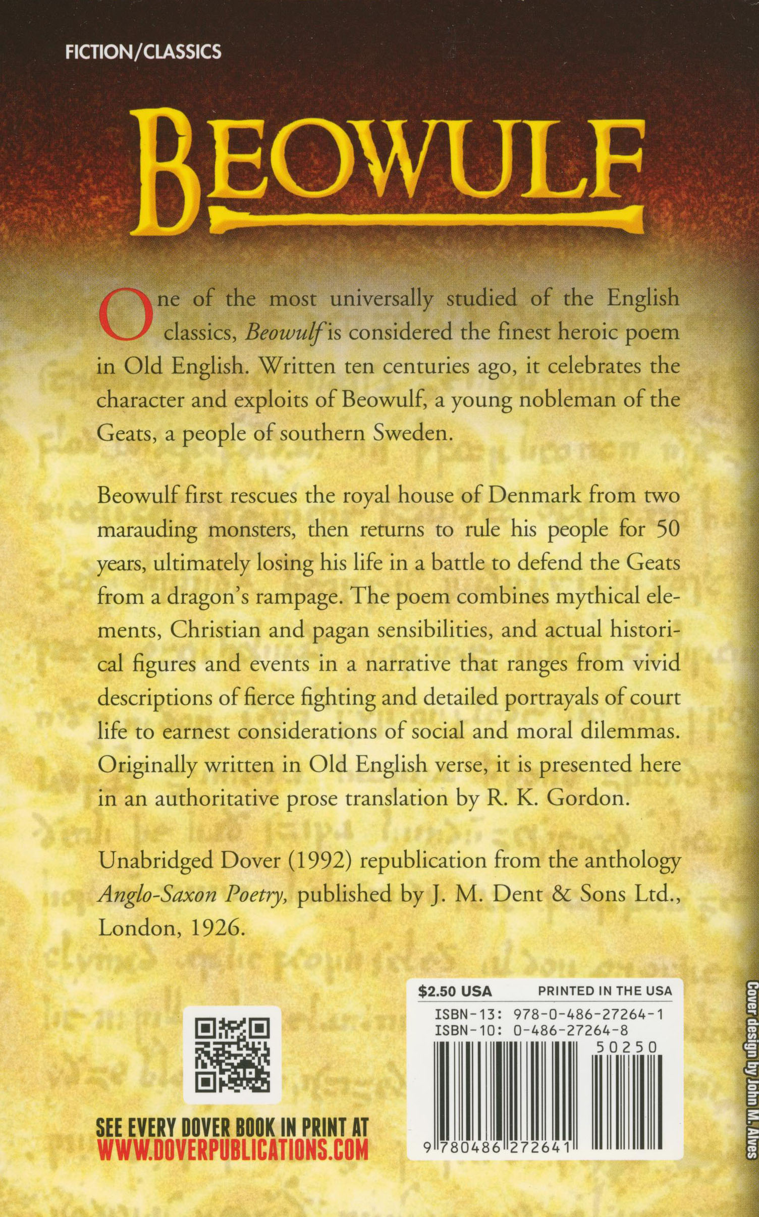 Beowulf Paperback Book (550L), English: Teacher's Discovery