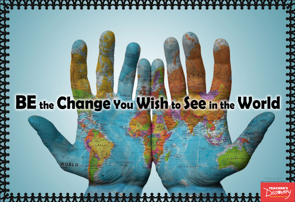 Be the Change Mini-Poster, Social Studies: Teacher's Discovery