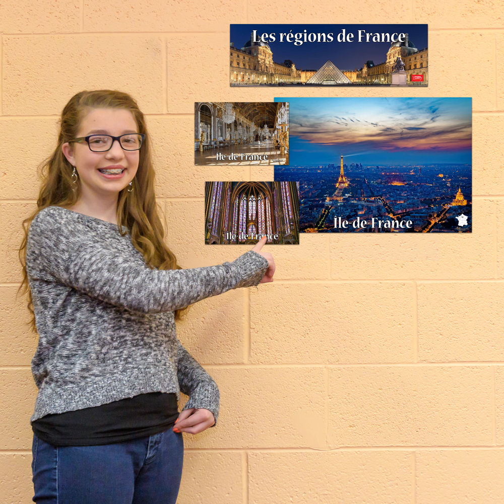 French Regions Bulletin Board Set, French: Teacher's Discovery