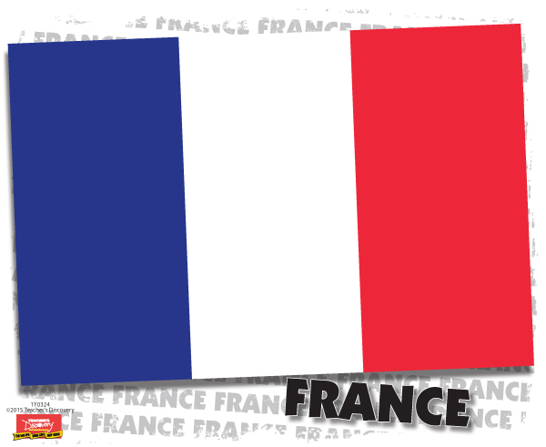 Flags of French-Speaking Countries Bulletin Board Set, Flags: Teacher's ...