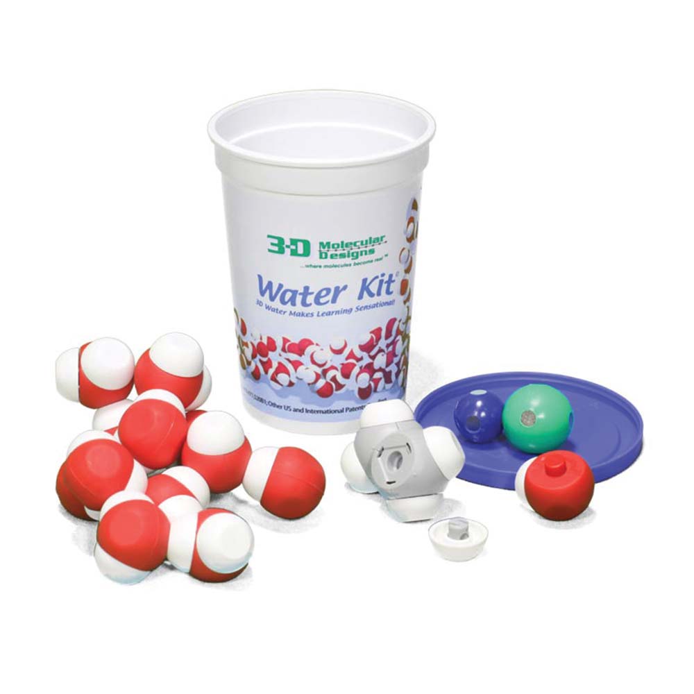 Magnetic Water Molecule Kit, Molecular Models: Educational Innovations ...