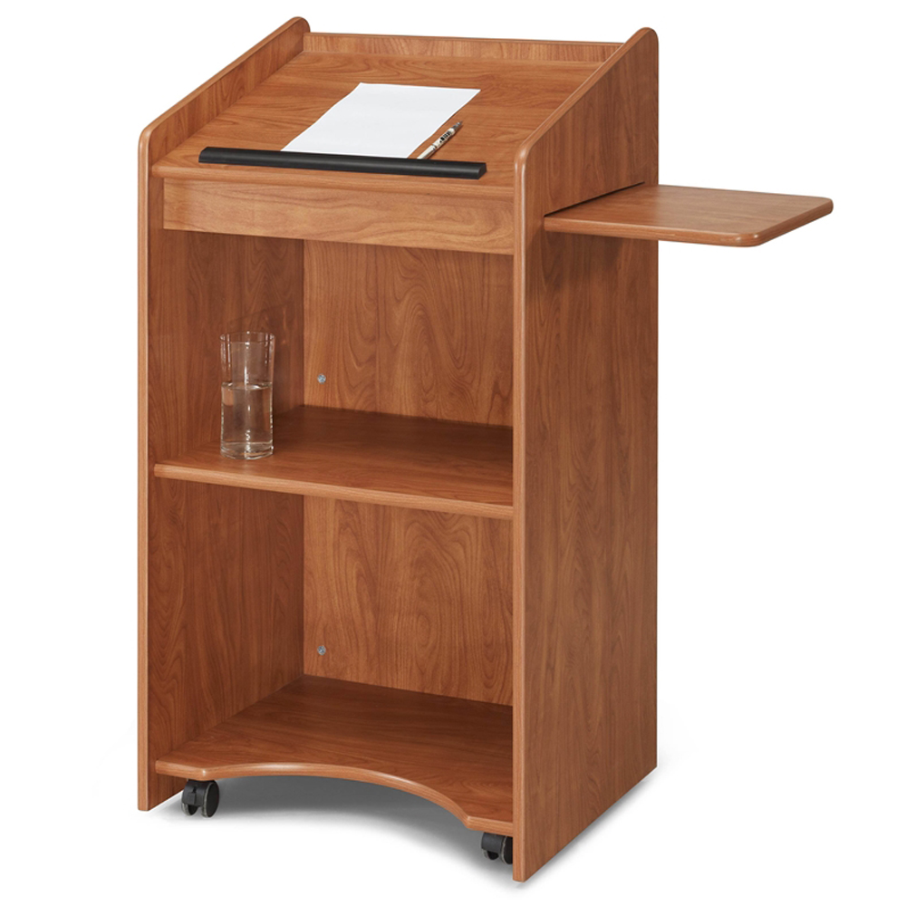 Lecterns and Presentation Carts - Oklahoma Sound® Floor Lectern