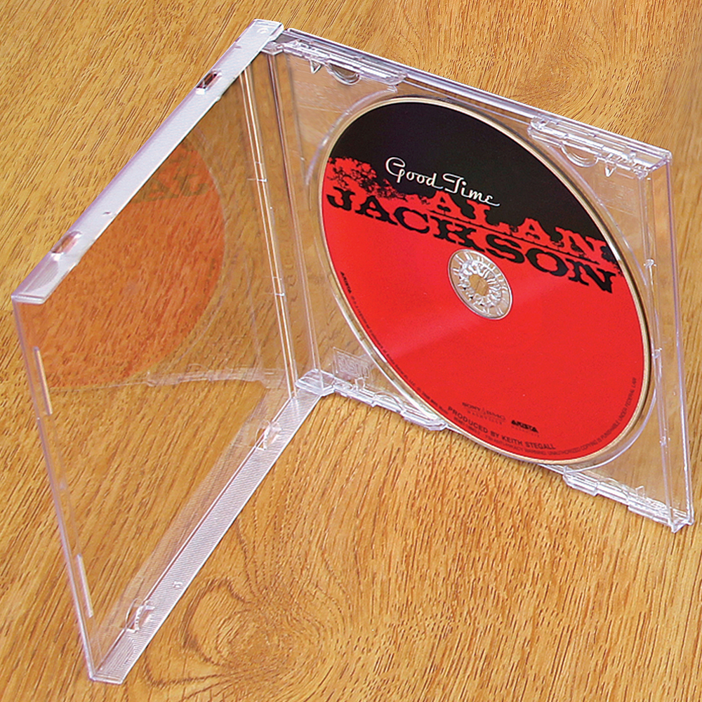 CD & DVD Storage - CD-DVD Jewel Case - 1 Disc Case with Black or Clear ...