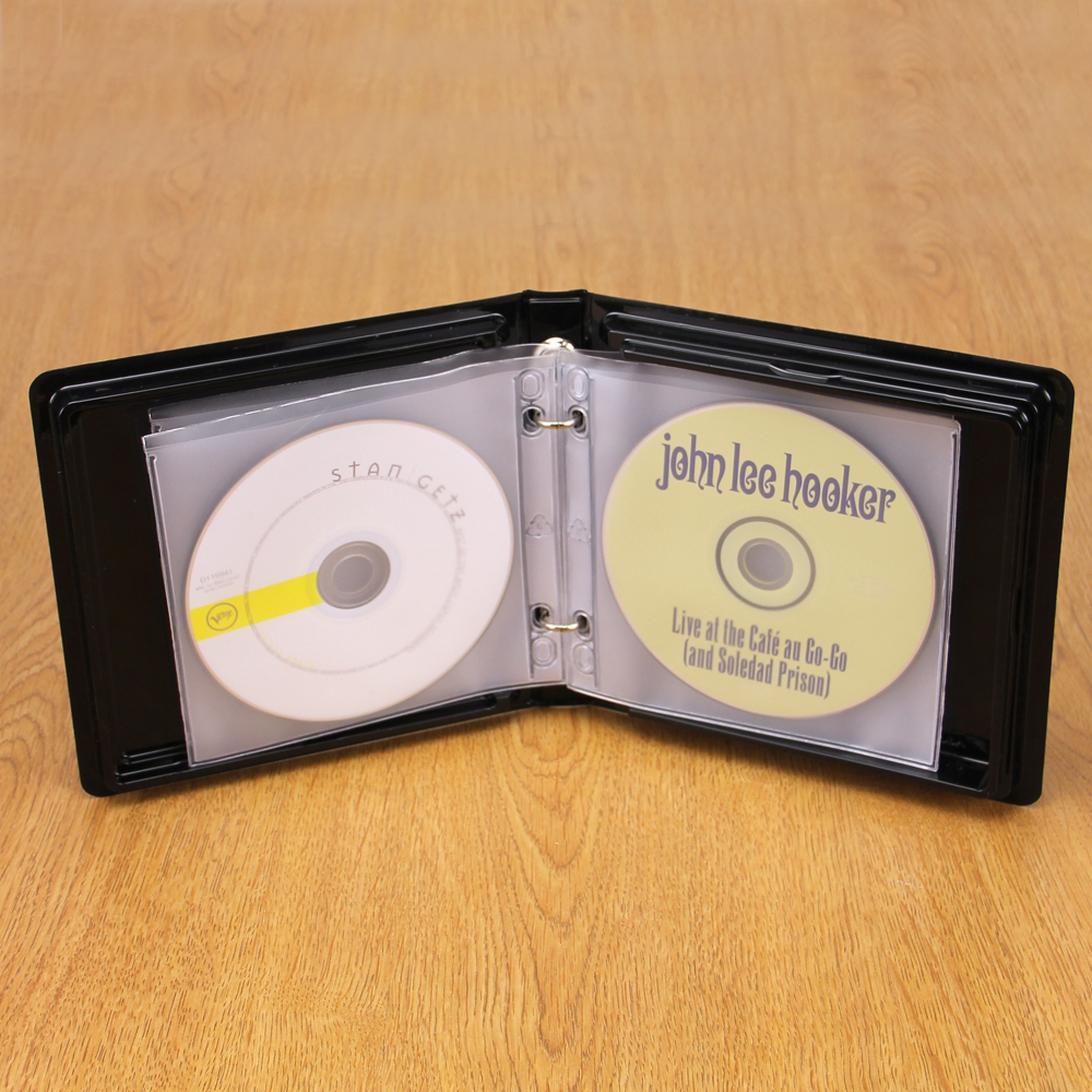 Today's Deals - CD-DVD Ring Binder Albums with Unlined Pages - 8 Disc