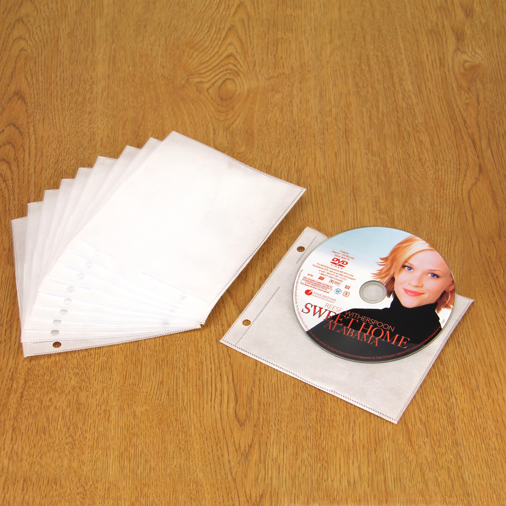 CD & DVD Storage - 2-sided Page for UniKeep™ Albums - 10/Pkg