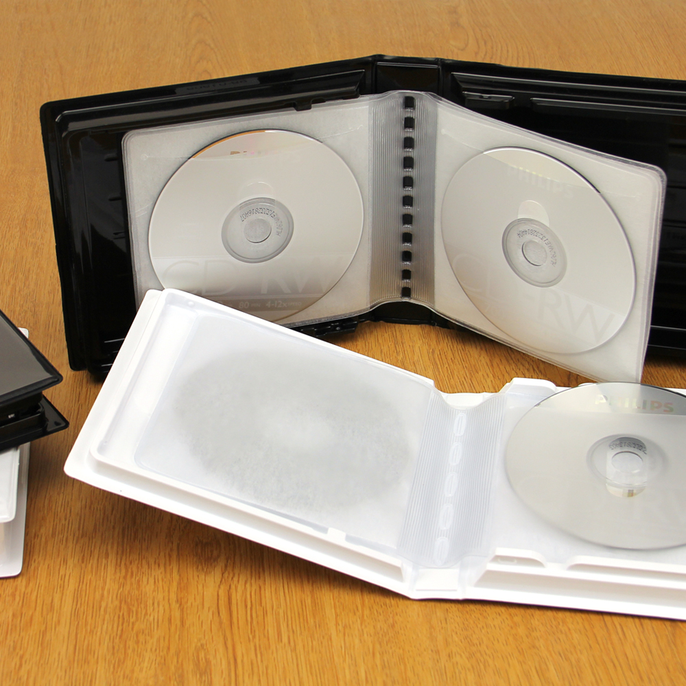 CD & DVD Storage - CD-DVD Albums w/ Lined Top Loading Pages
