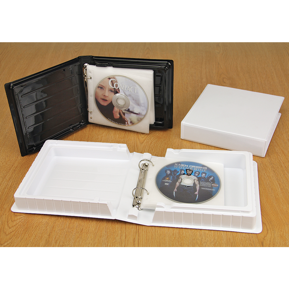 CD & DVD Storage - CD-DVD Binder Albums with Lined Pages