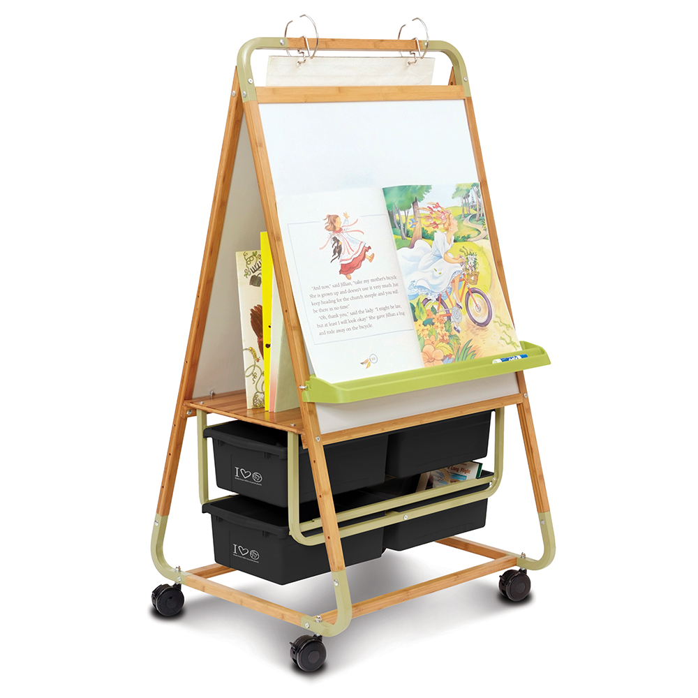 Reading Writing Centers - Copernicus Double-Sided Bamboo Teaching Easel ...