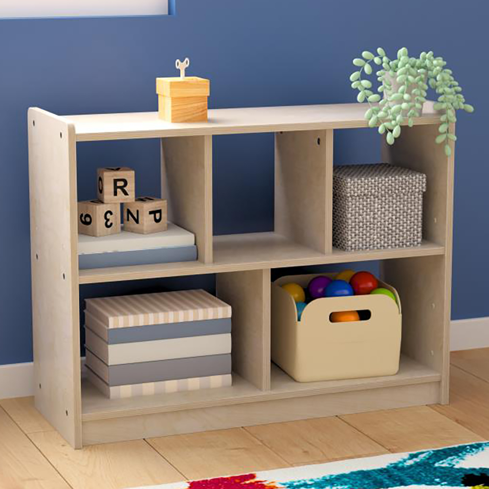Children's Displays - Bright Beginnings 5 Section Open Storage Unit