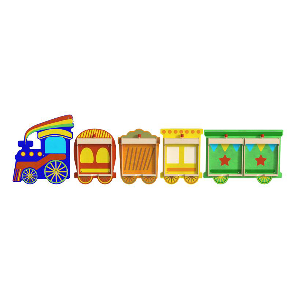 Sensory Panels - Bright Beginnings Train STEAM Wall System with 5 ...