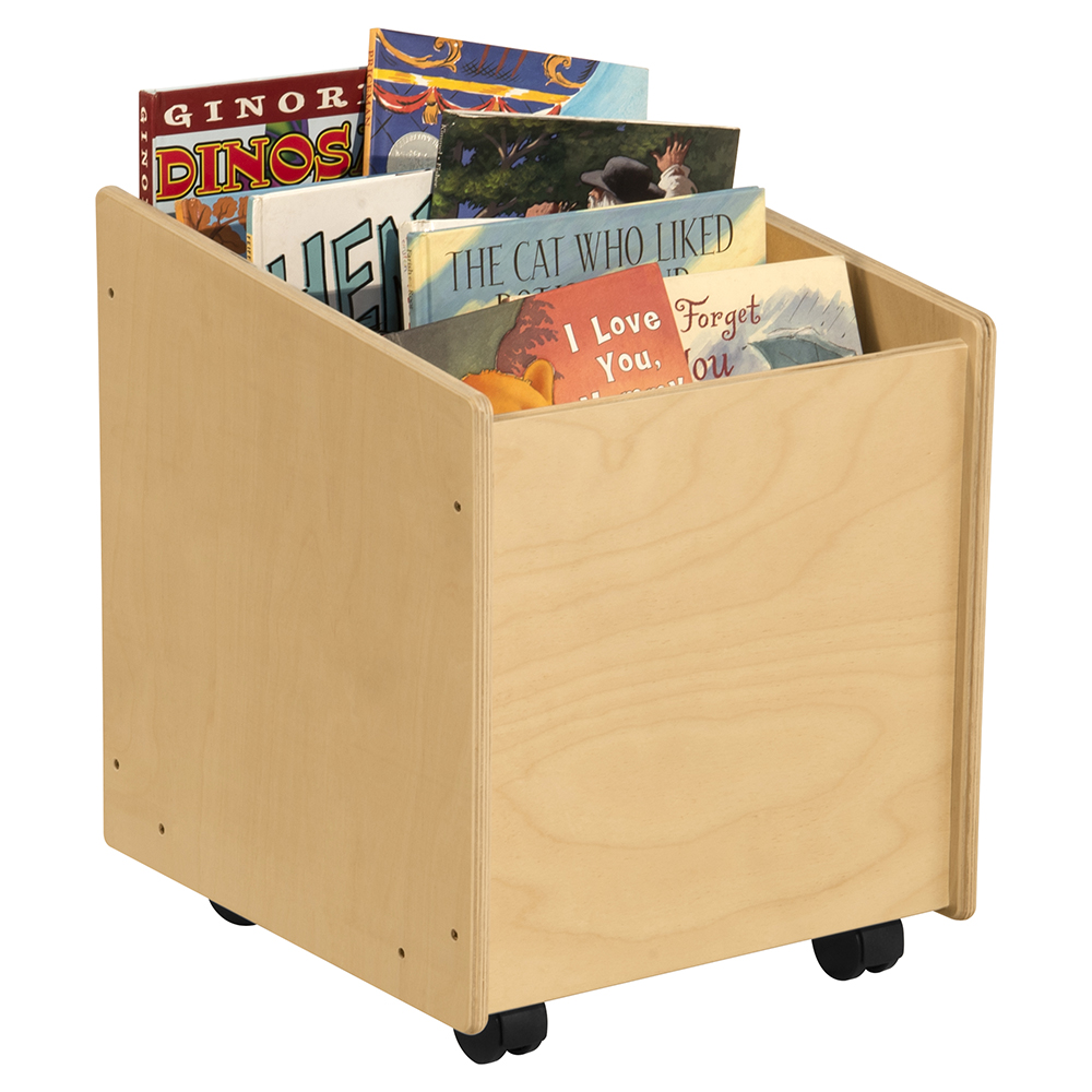 Children's Displays - Wood Designs™ Mobile Big Book Storage Cart