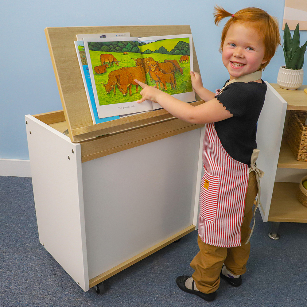 NEW PRODUCTS - Whitney Brothers® elevatED™ Mobile Big Book Display