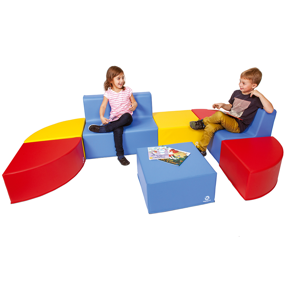 Children's Lounge Seating - WESCO® Symphony Soft Furniture 8-Piece Set