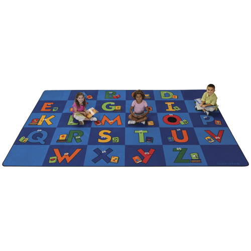 Kids Rugs - Carpets for Kids Reading Letters Library Rugs