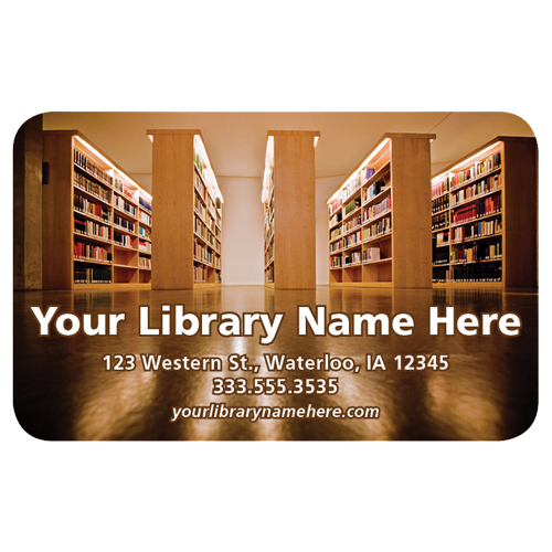 Patron ID Cards - Pre-Designed Teslin Patron Card - Library Shelving
