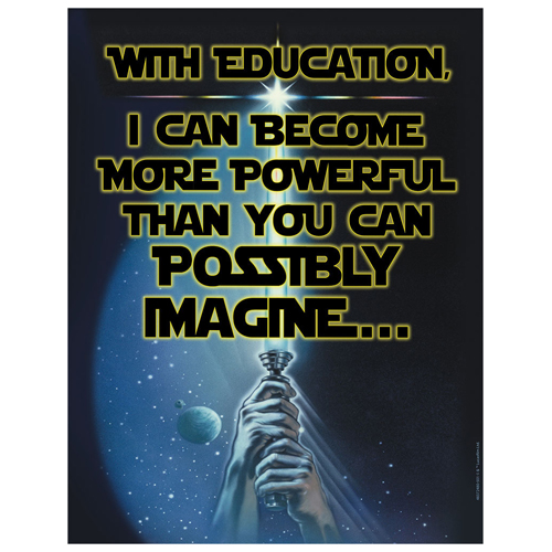 Posters - Star Wars™ Power of Education Motivational Poster