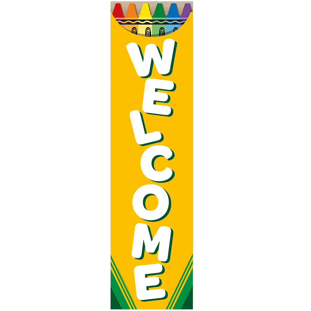 Wall Banners - Crayola® Welcome Vertical Banner