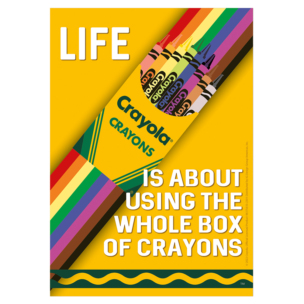Posters - Crayola® Use the Whole Box of Crayons Poster