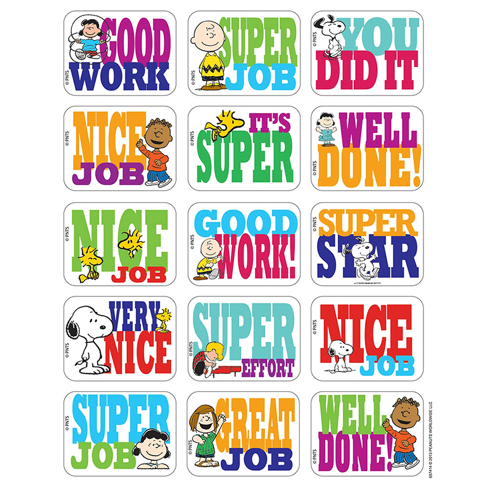 Incentives & Rewards - Peanuts® Reading Success Stickers